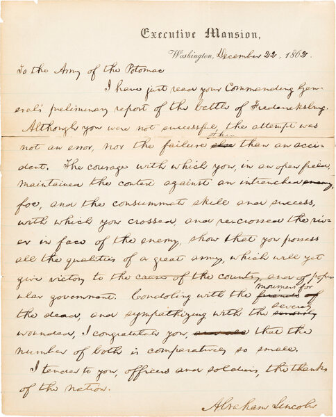 Lincoln_letter - Rare Book Insider